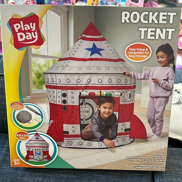 Play Day | Toys | New Play Day Kids Preschooler Rocket Tent Astronaut ...